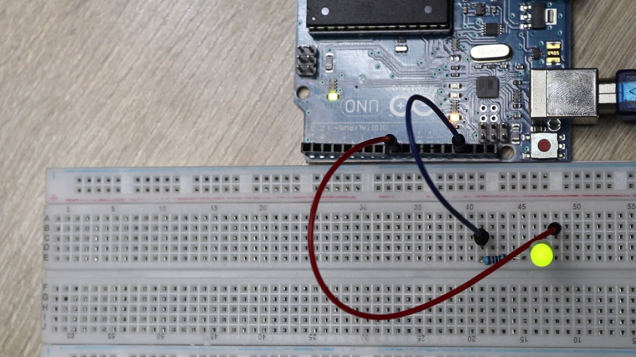 8. Lesson 2: Second program, Flashing the LED - YouTube