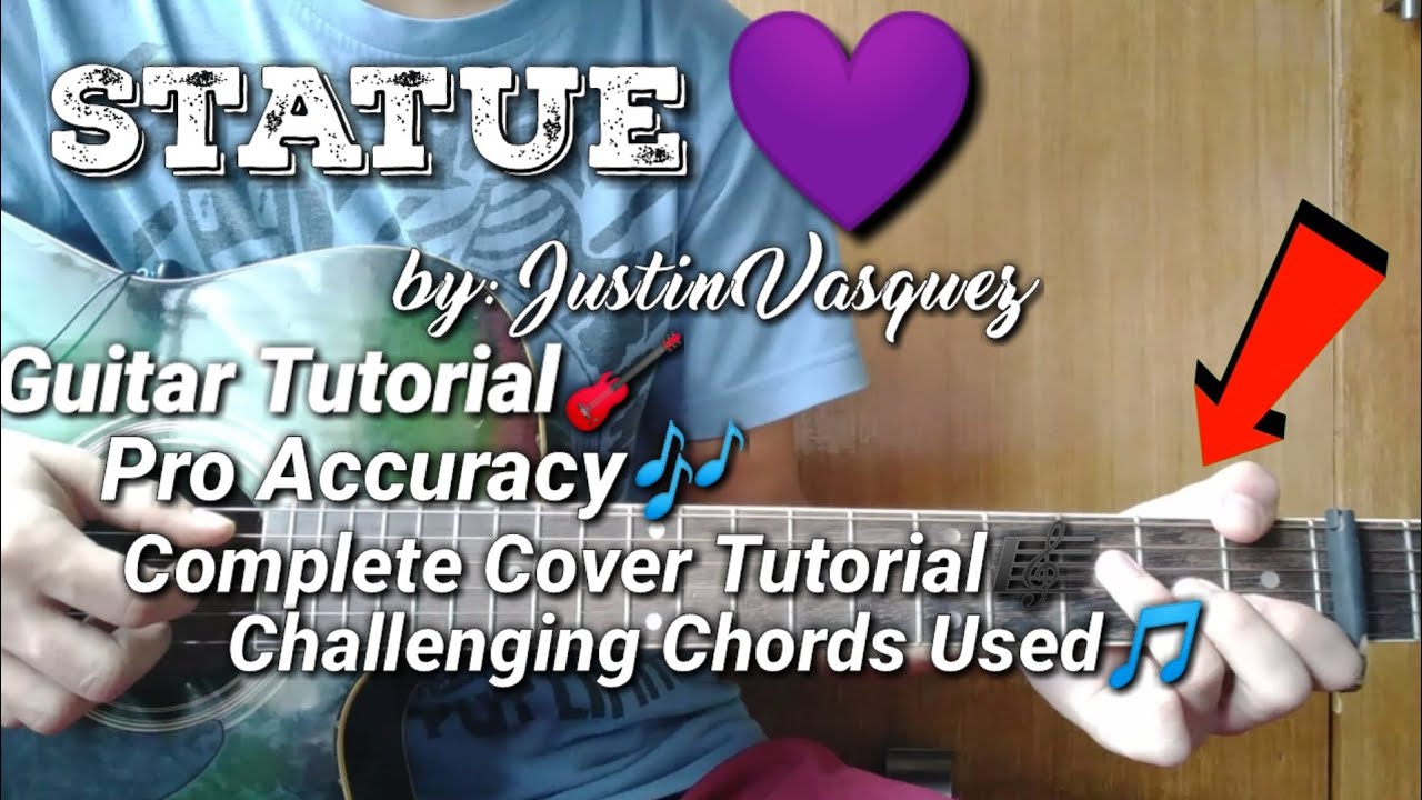 Statue by: justin vasquez || Guitar Tutorial || Plucking Pattern ...
