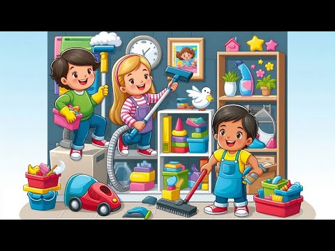 TEMİZLİK ZAMANI   | Çocuk Şarkıları | Mutlu Tavşan