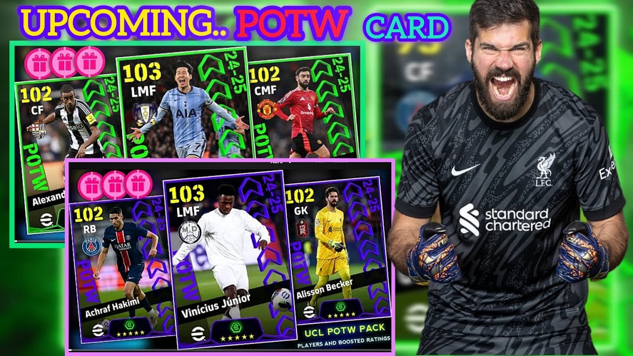 Upcoming Thursday POTW Card 🔥| Upcoming confirm POTW box in efootball ...