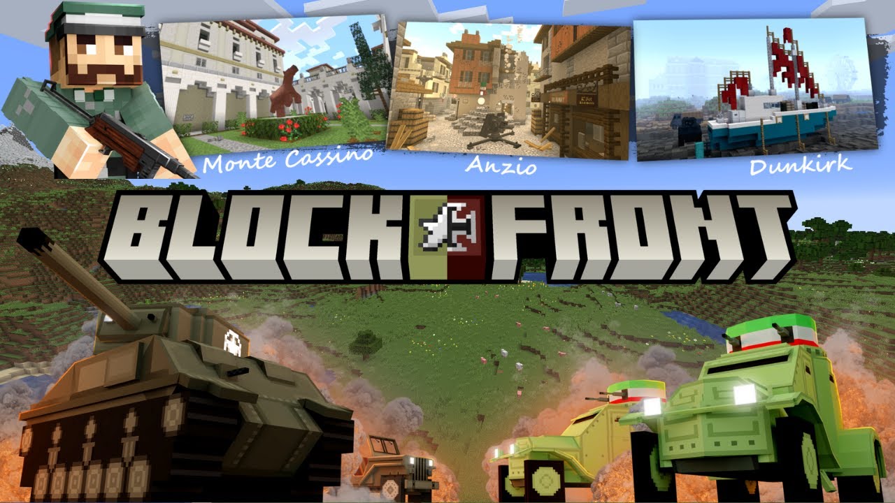 Can I Handle WWII Frontlines? Blockfront! A Minecraft Mod Simulating Being A Soldier🪖 - YouTube