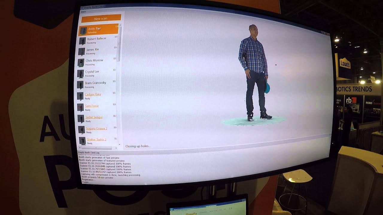 3D Scanned with Artec 3D Scanning Booth Pt 2 - YouTube
