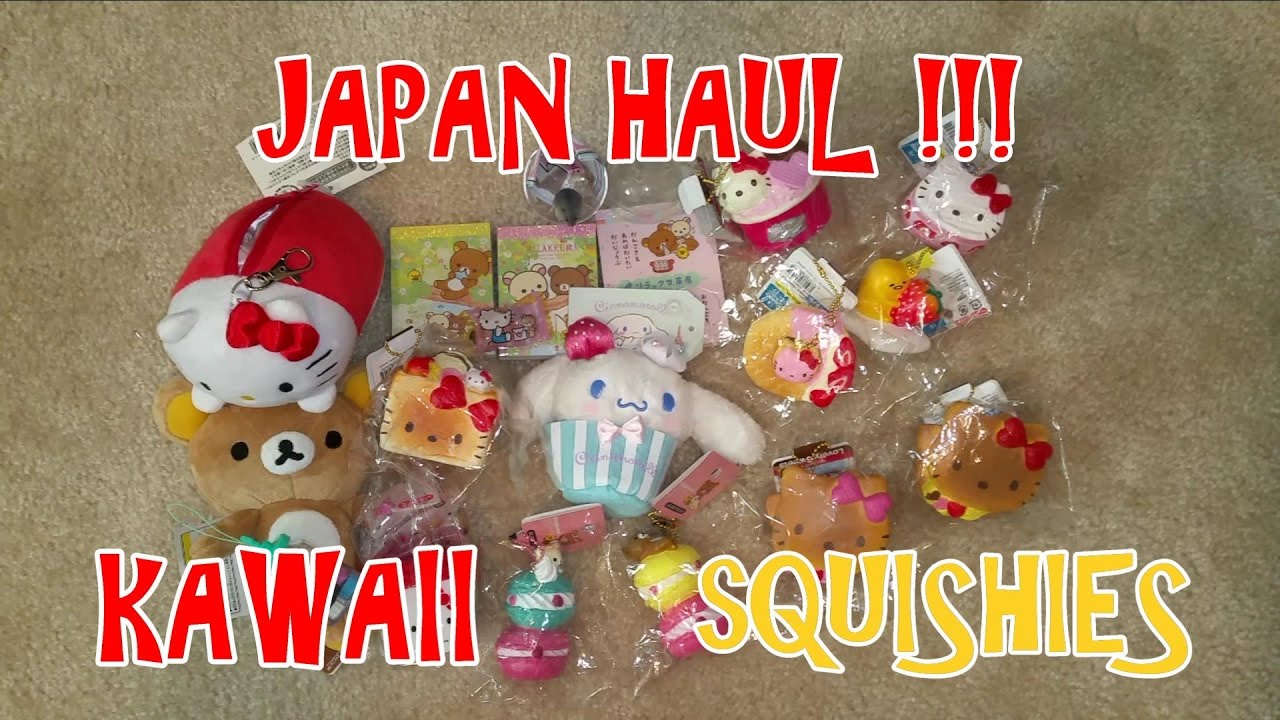 SQUISHIES FROM JAPAN!!! - YouTube
