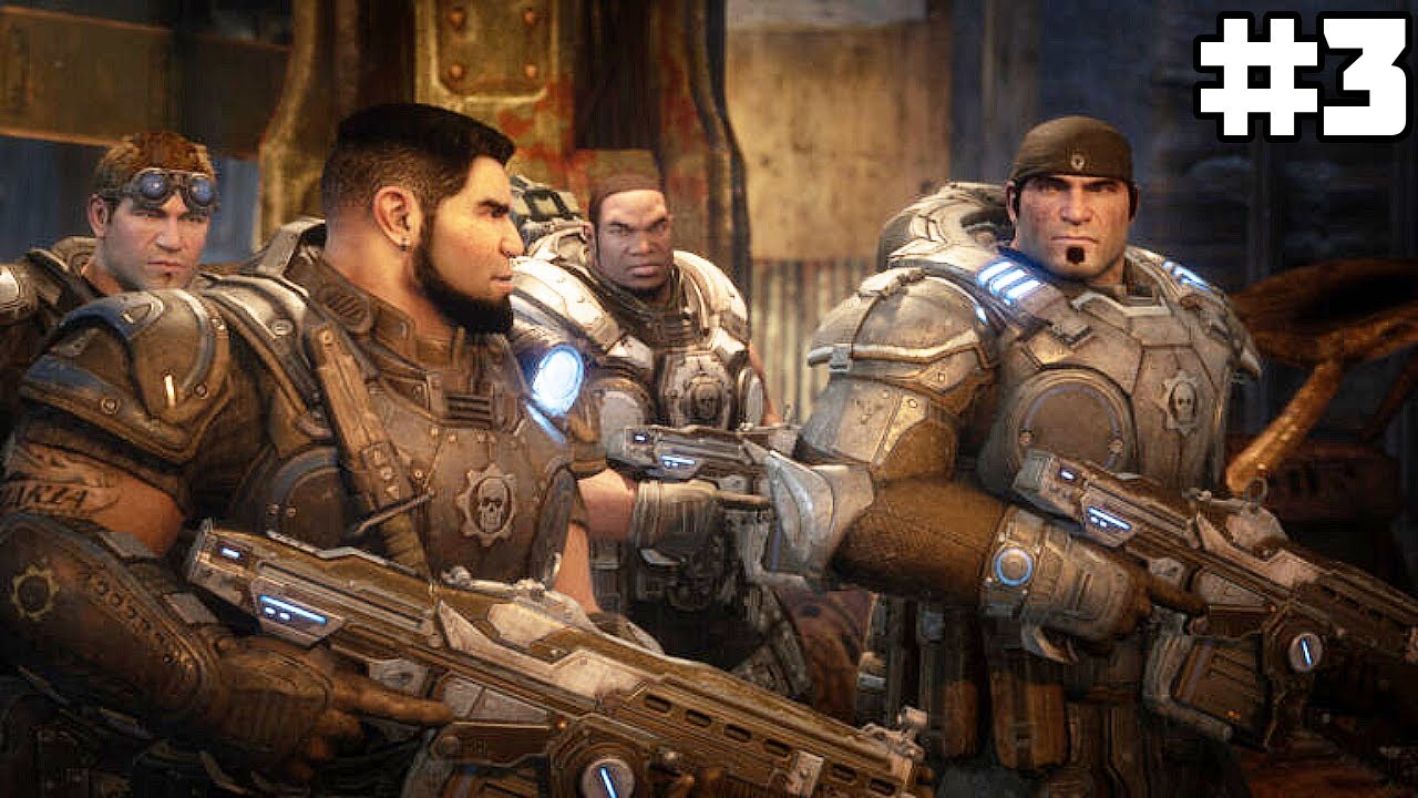 GEARS OF WAR RELOADED Campaign Mission Part 3- KRYLL (PS5) - YouTube