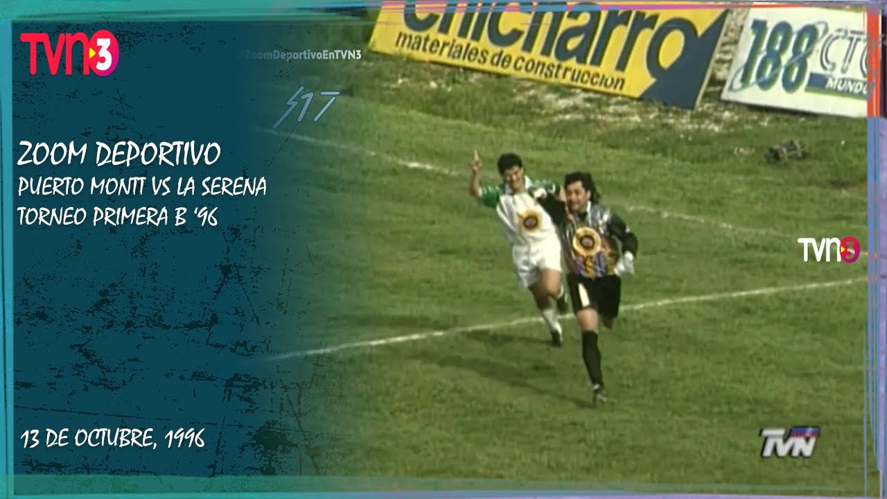 Puerto Montt 2-1 La Serena - Primera B 1996 | Zoom Deportivo - TVN Chile - YouTube