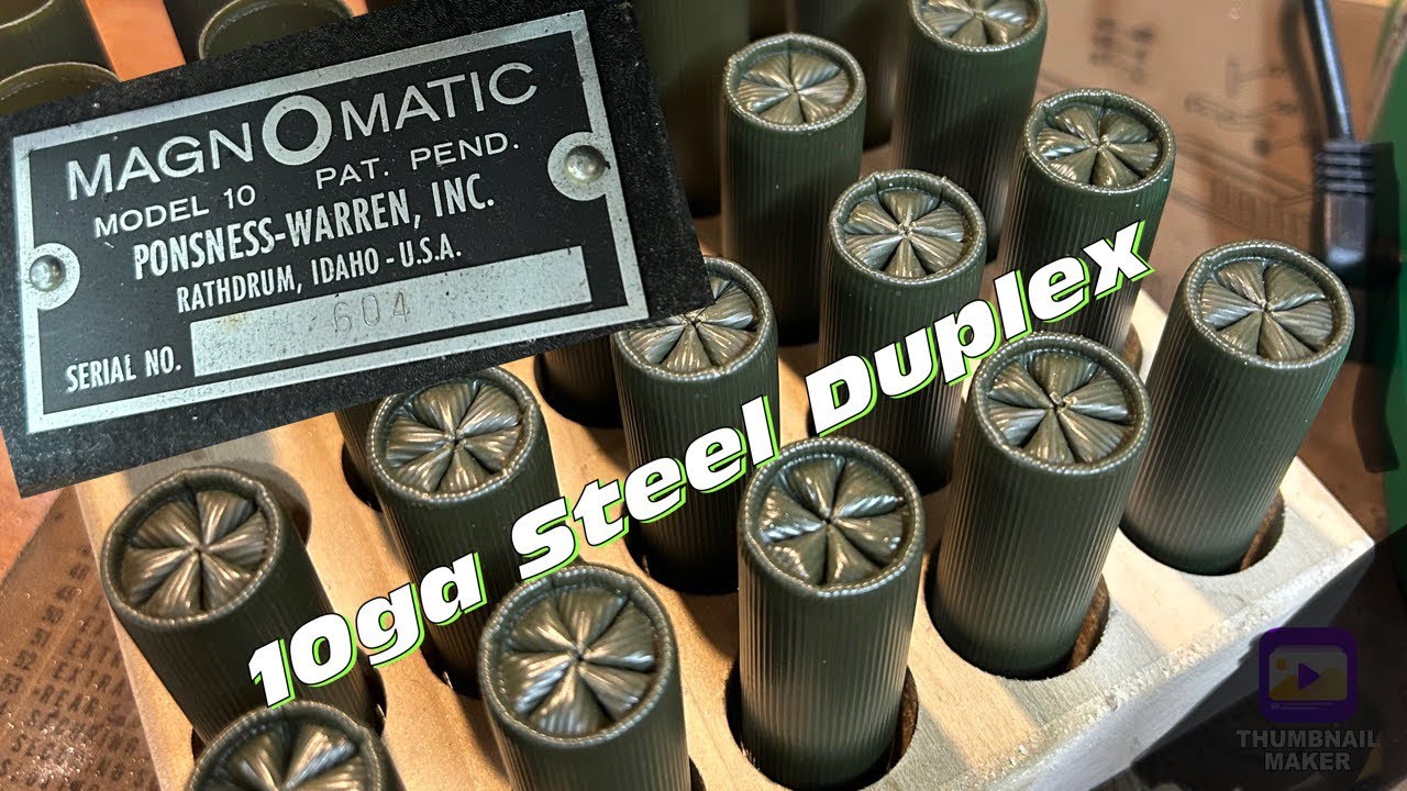 Hand Loading 10ga Steel Duplex Loads for Waterfowl (Updated 10ga Steel ...