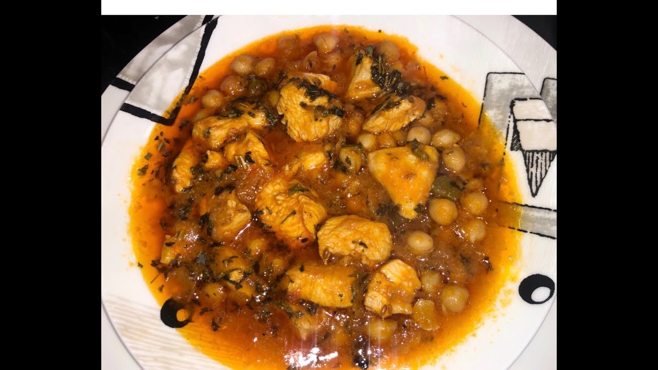 Chicken Chana Masala | Chicken Chickpea Curry - YouTube