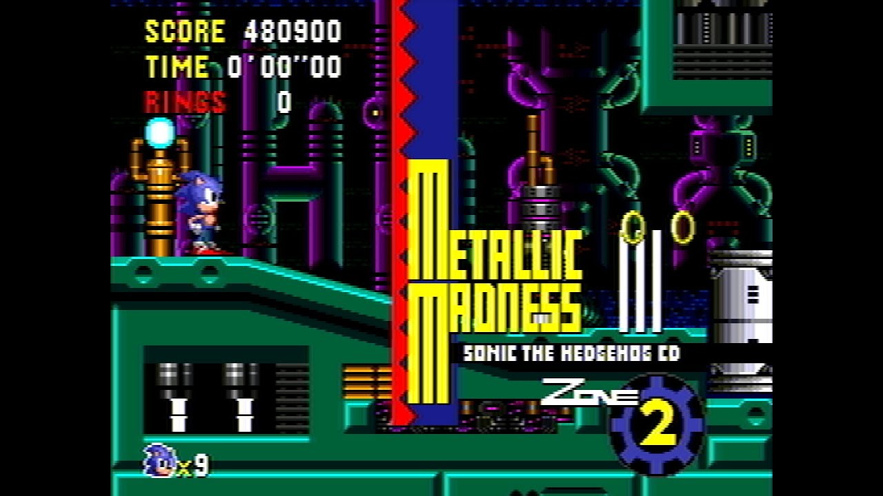 Sonic CD - Metallic Madness 2 (Mini Sonic%) - 1:11.66 seconds - YouTube