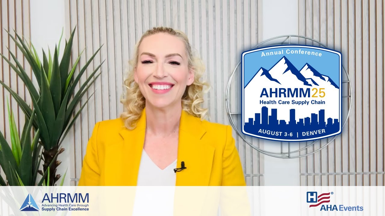 Lead with Impact: Sara Ross Opens AHRMM25 - YouTube