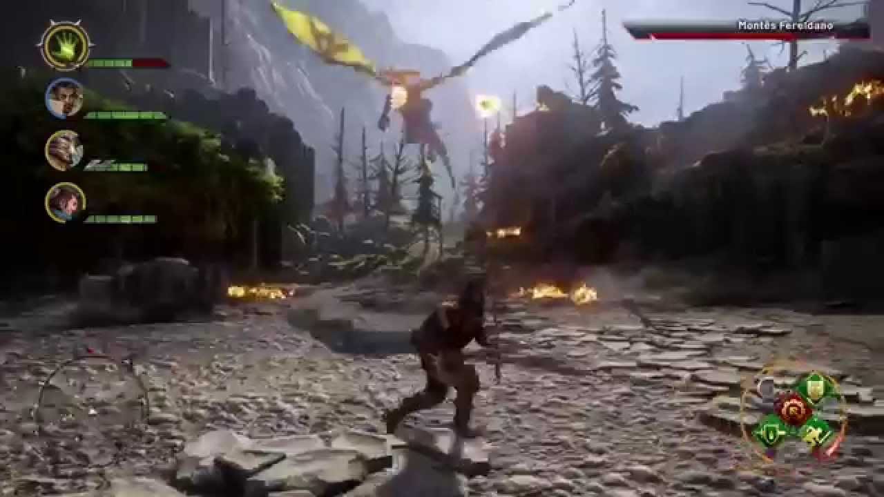 Dragon Age: Inquisition | Hinterlands Dragon Fight - YouTube