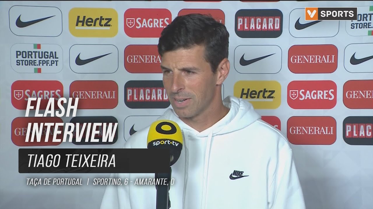 Tiago Teixeira: "Os jogadores estão de parabéns" - YouTube