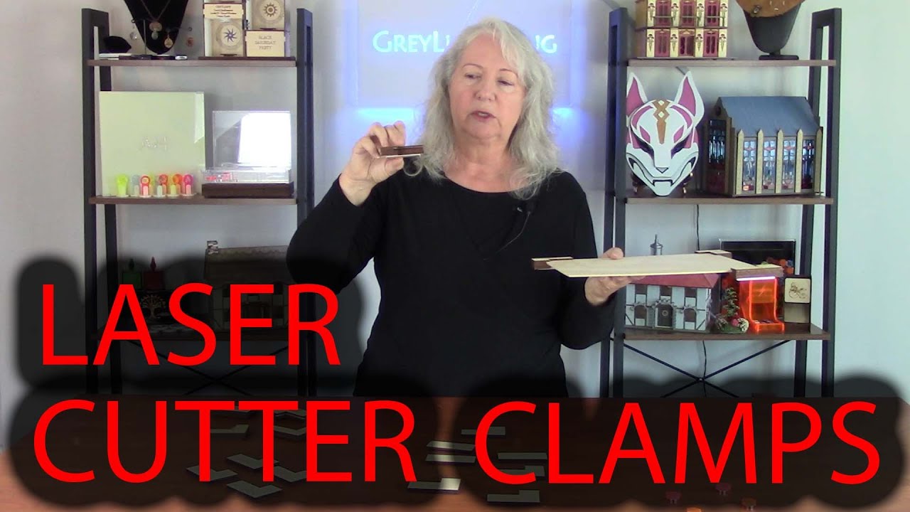 How to Design and Cut Magnetic Clamps for Your Laser Cutter - YouTube
