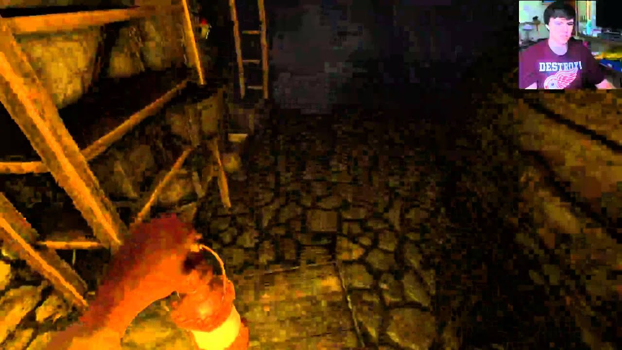 Amnesia part 3, Opening the scary trap door - YouTube