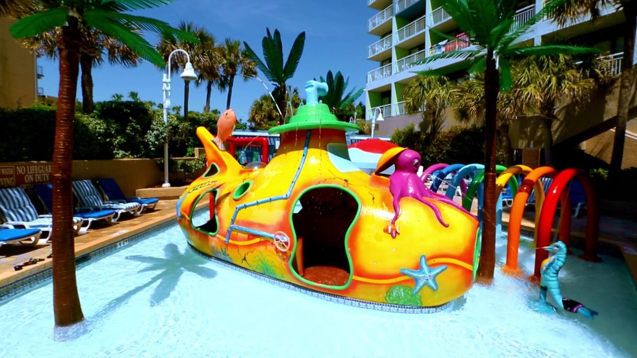 Coral Beach Water Fun - YouTube