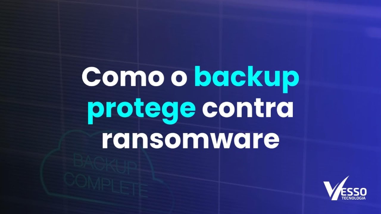 Como o Backup Protege Contra Ransomware - YouTube