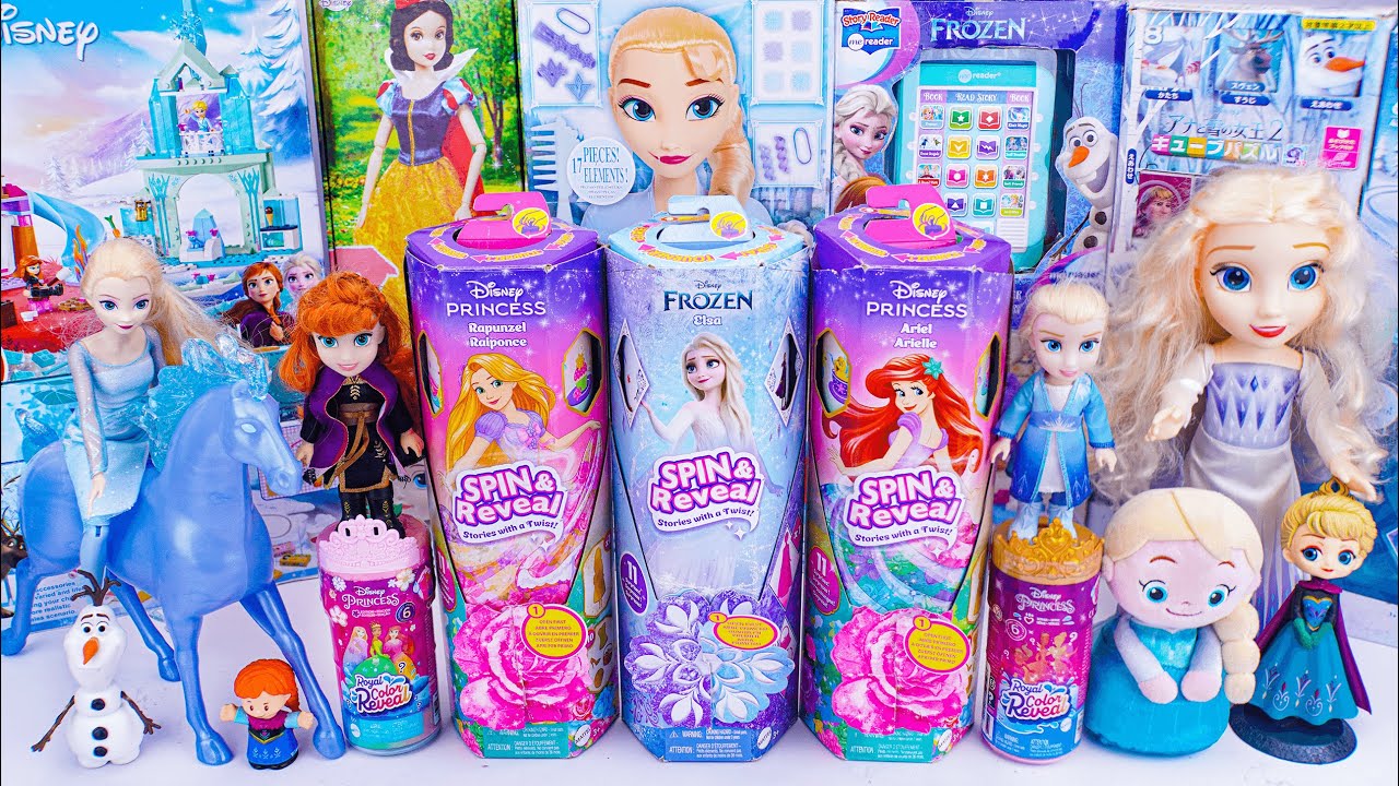 Disney Frozen Toys Collection Unboxing | Disney Princess Little Mermaid ...