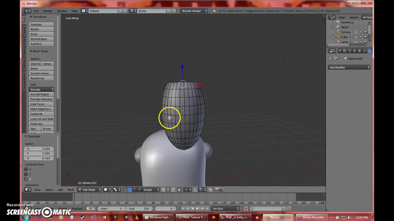 blender how to make an animatronic| body,arms and hands - YouTube