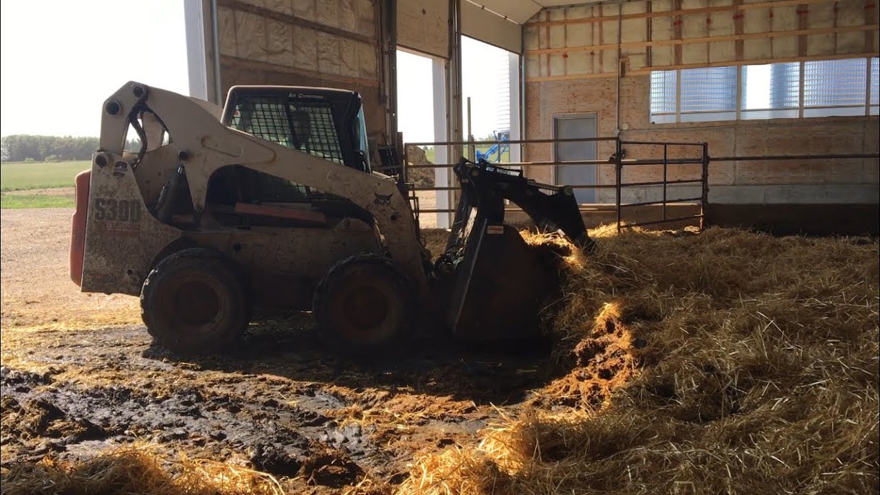 Barn clean out 💩 - YouTube