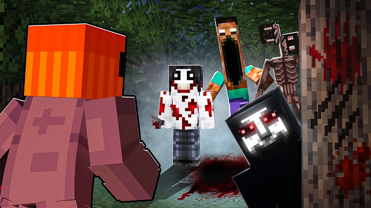 Meti TODOS los Mods de TERROR a Minecraft! - YouTube