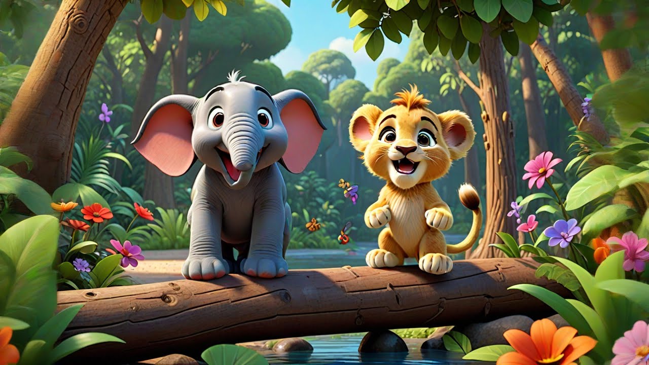 Stomp with Elephant Feet | Fun Elephant Nursery Rhyme for Kids | Jungle ...