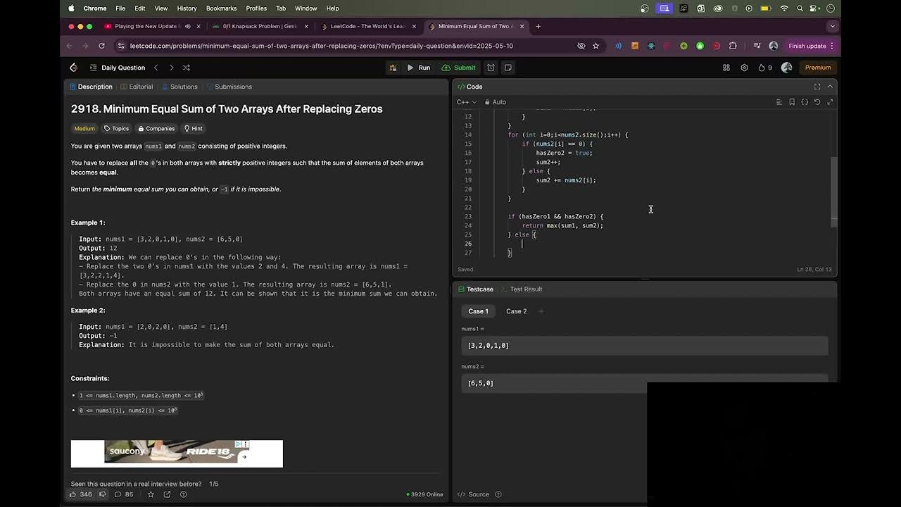 Studying until AGI | Day 6 | Easiest Medium LeetCode Daily - YouTube