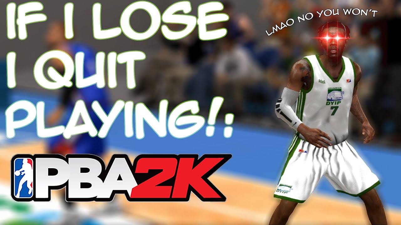 IF I LOSE THIS GAME, I'M PLAYING APEX LEGENDS!! || "PBA 2K19" Gameplay ...