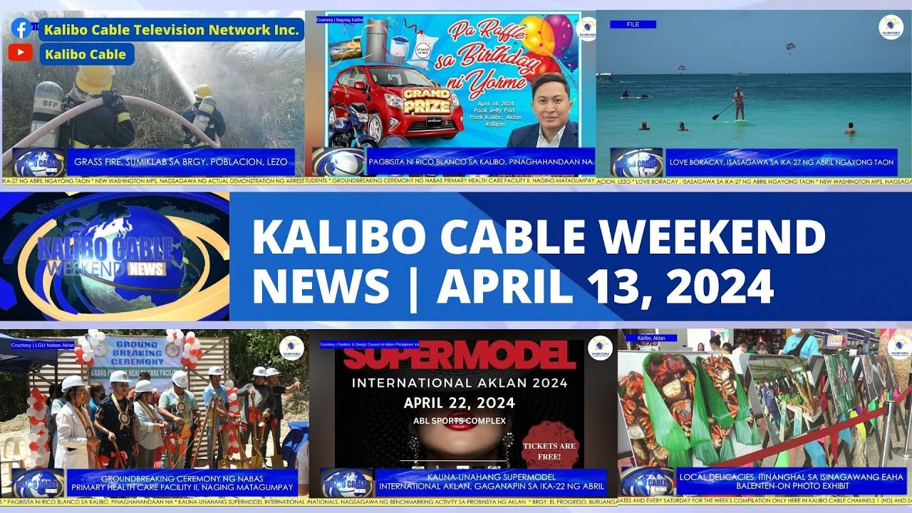KALIBO CABLE WEEKEND NEWS | APRIL 13, 2024 - YouTube