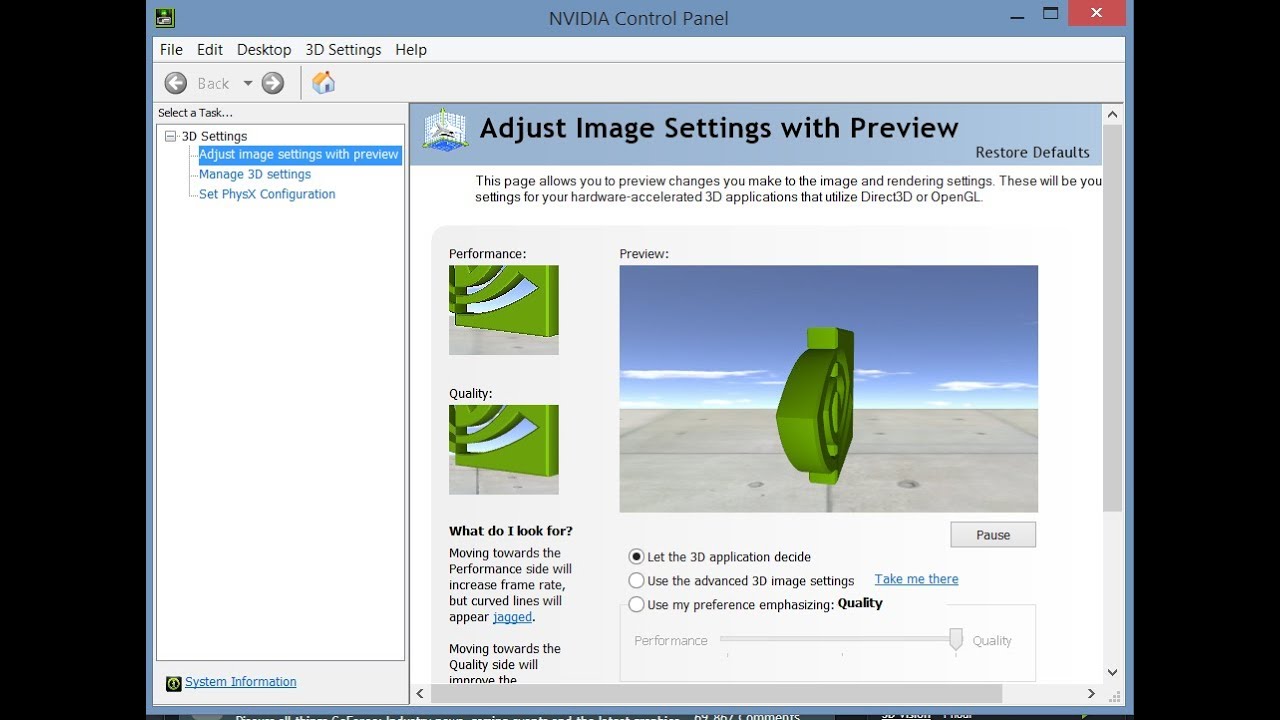 How To Customize Nvidia Control Panel to get the BEST GPU Performance ...