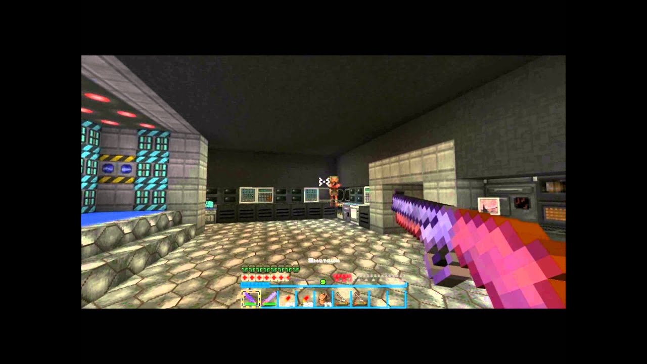 DOOM E1M1 in Minecraft! - YouTube