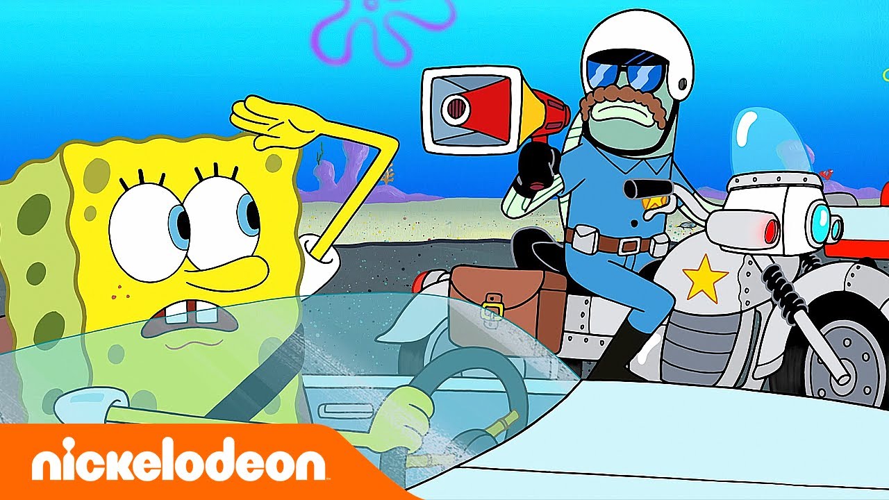 Bob Esponja | ¡El examen final de manejo de Bob Esponja! | Nickelodeon ...