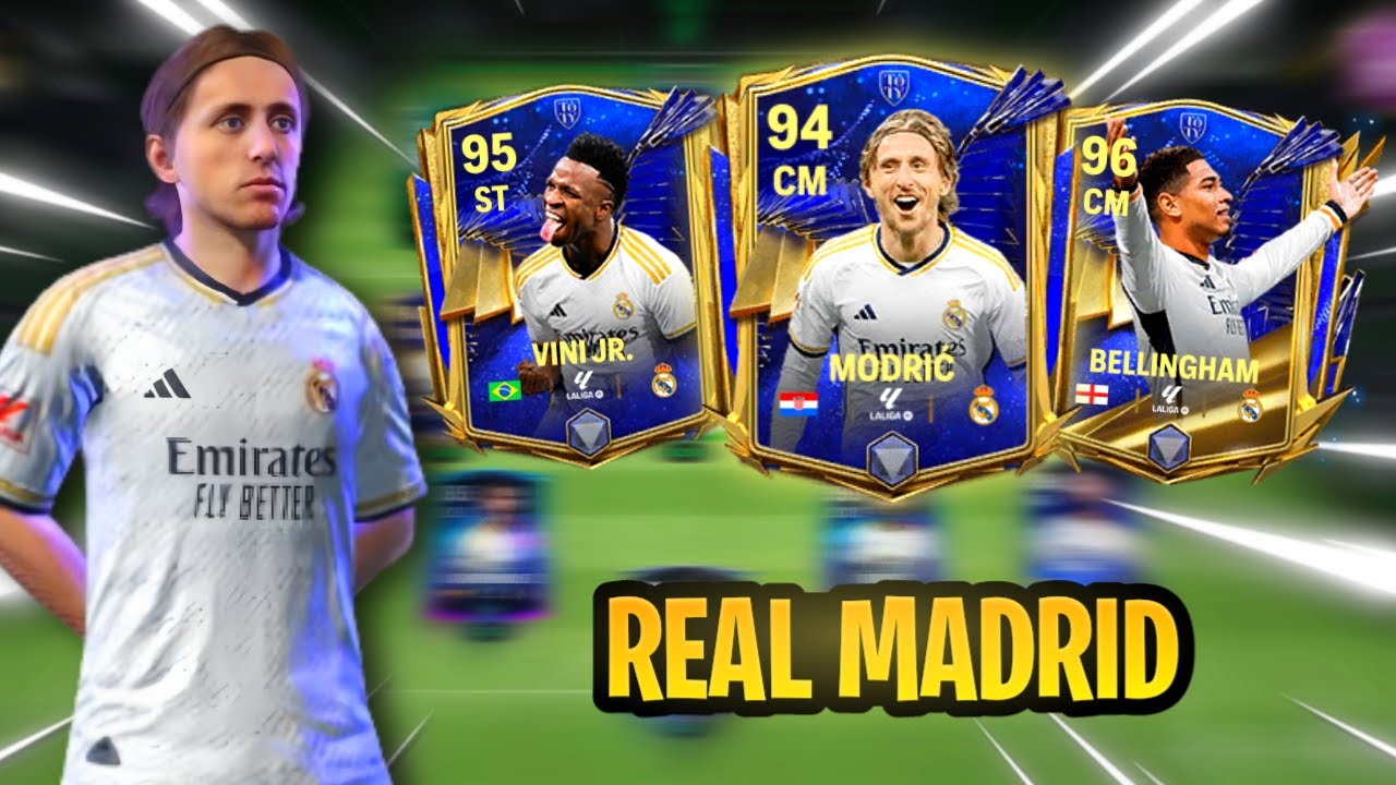 I Made The Real Madrid Full Squad In FC Mobile - YouTube