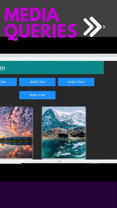 CSS Media Queries Tutorial #shorts #youtubeshorts #css #responsive #mediaquery - YouTube