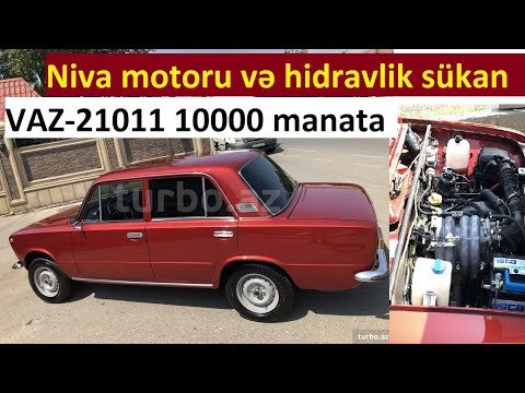 10000 manata ağılla yığılan VAZ-21011 İnjektor motor + hidravlik sükan