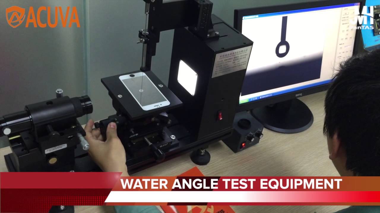 ACUVA SCREEN - WATER ANGLE TEST - YouTube