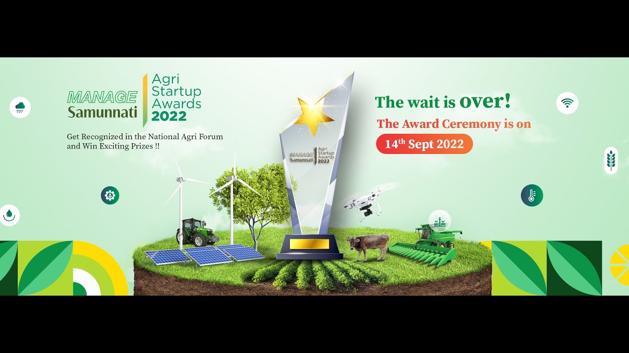 MANAGE Samunnati Agri Startup Awards 2022 - YouTube