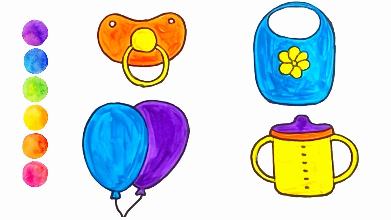 How to draw baby toys easy #baby - YouTube
