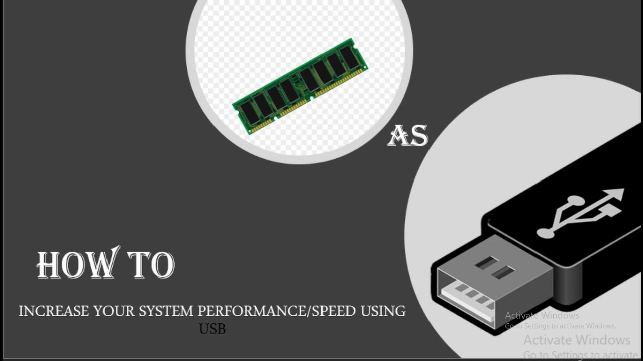How to Increase system performance using USB - YouTube
