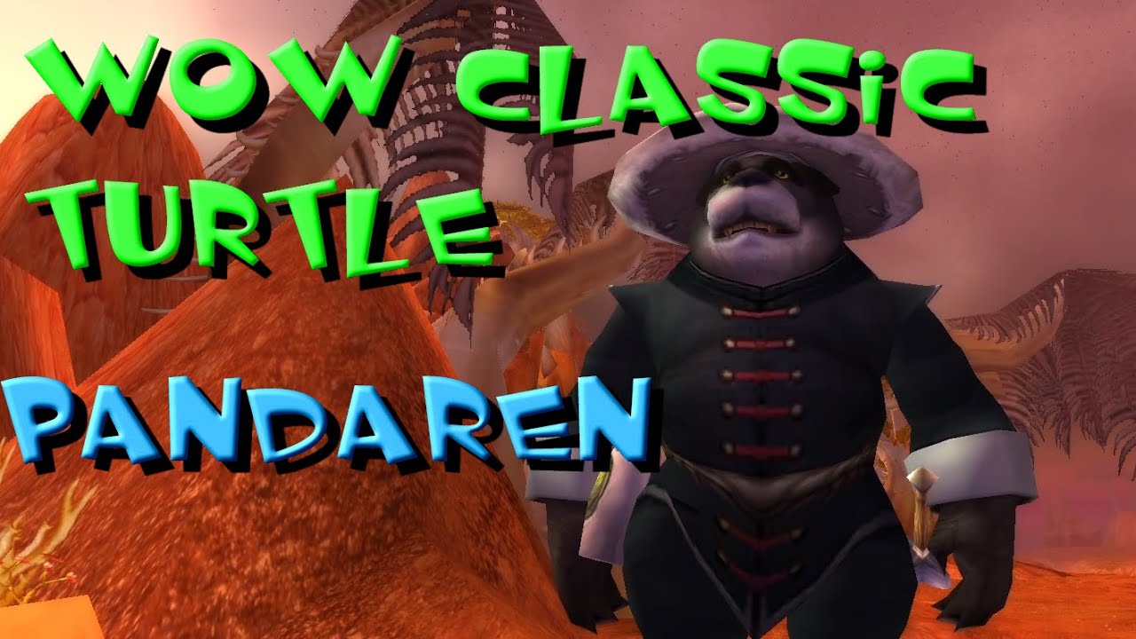 Pandaren WOW Classic Turtle Illusion - YouTube