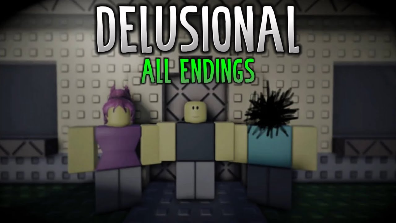 ROBLOX | Delusional | ALL ENDINGS (Full Walkthrough) - YouTube