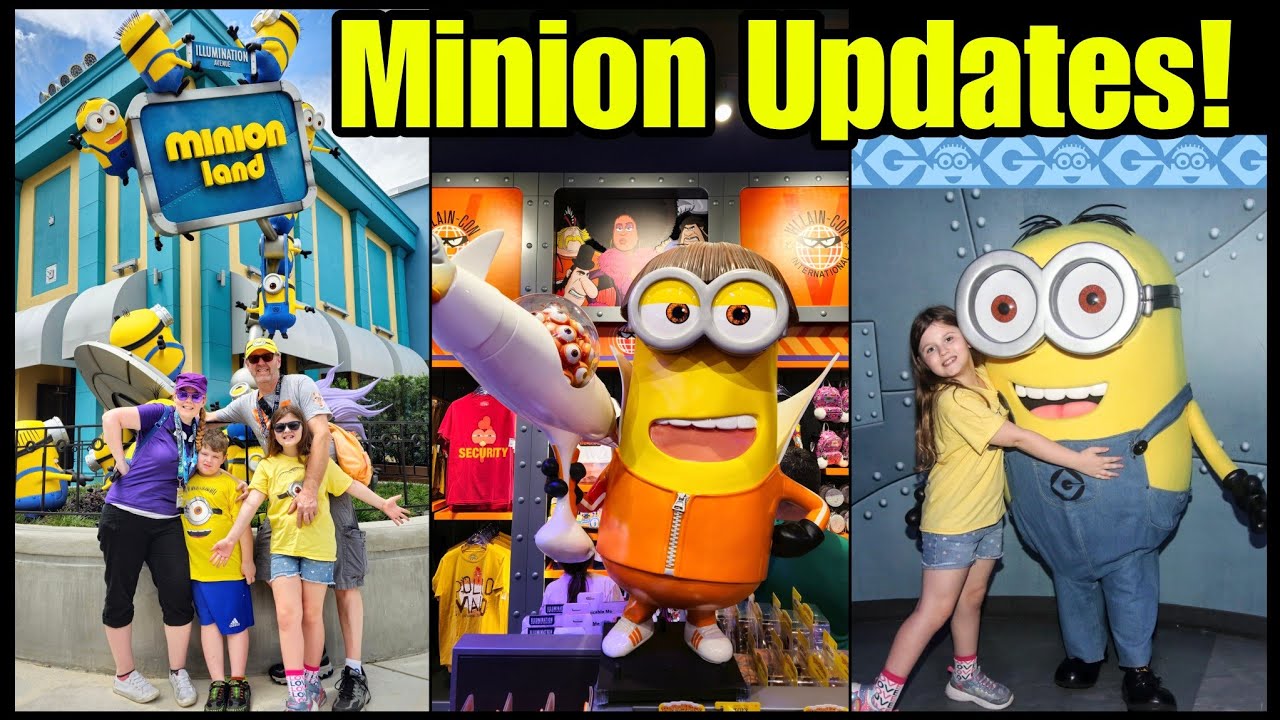 Minion Land Updates at Universal Studios Florida | Evil Stuff & Silly ...
