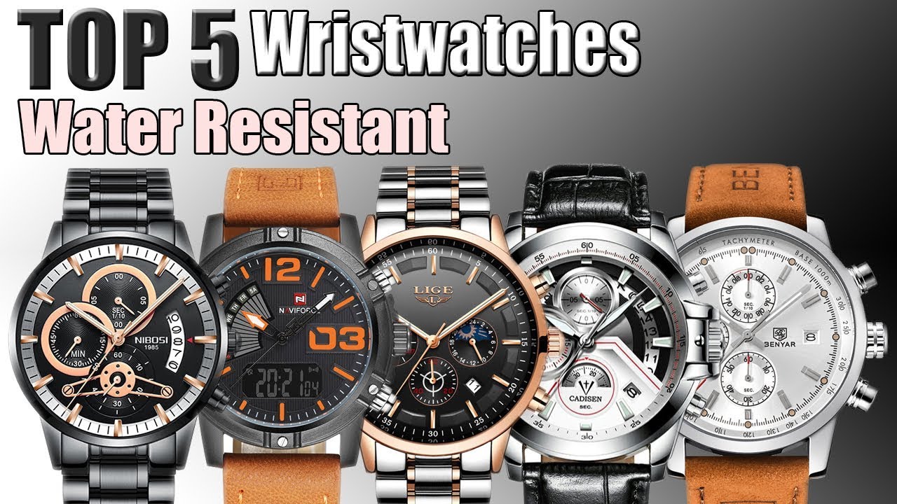 top 5 best water resistant smartwatch - YouTube