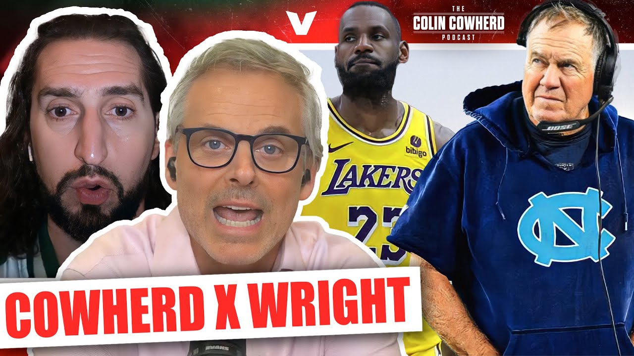 Nick Wright & Colin REACT to UNC hiring Bill Belichick | Colin Cowherd ...