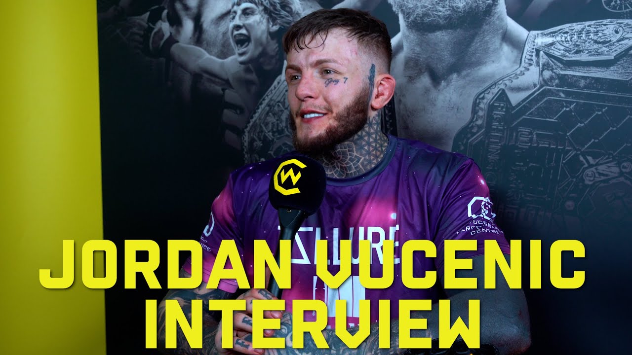 CW 169: Jordan Vucenic Post-Fight Interview - YouTube