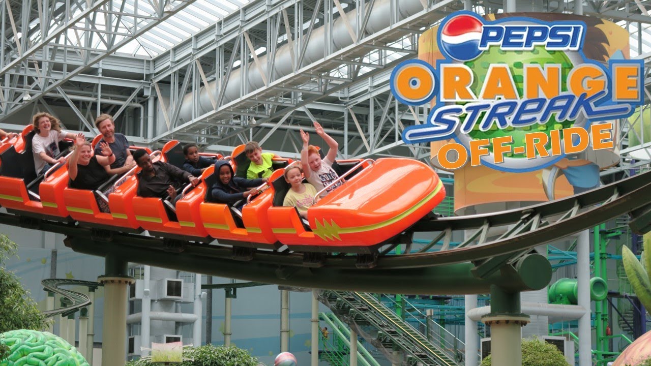 Nickelodeon Universe Pepsi Orange Streak