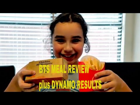 THE BTS MEAL || MCDONALD'S REVIEW || PLUS DYNAMO RESULTS FOR MAKEILA