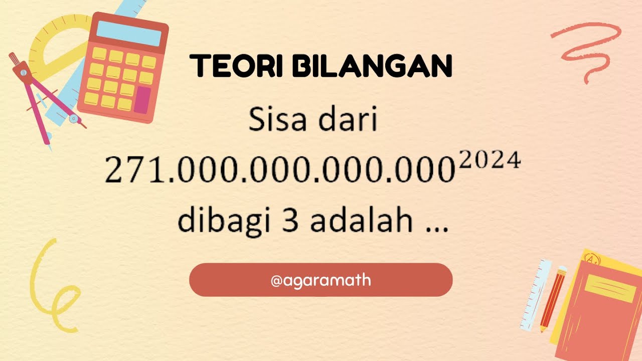 Teori Bilangan 271 Triliun || Dua Ratus Tujuh Puluh Satu Triliun dibagi ...