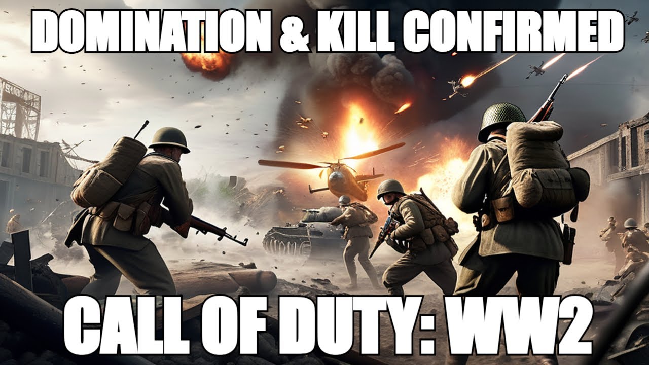 🔴 FPS Training: CALL OF DUTY: WW2 - Kill Confirmed & Domination - Rank ...