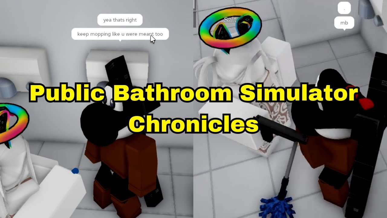 Public Bathroom Shenanigans - YouTube