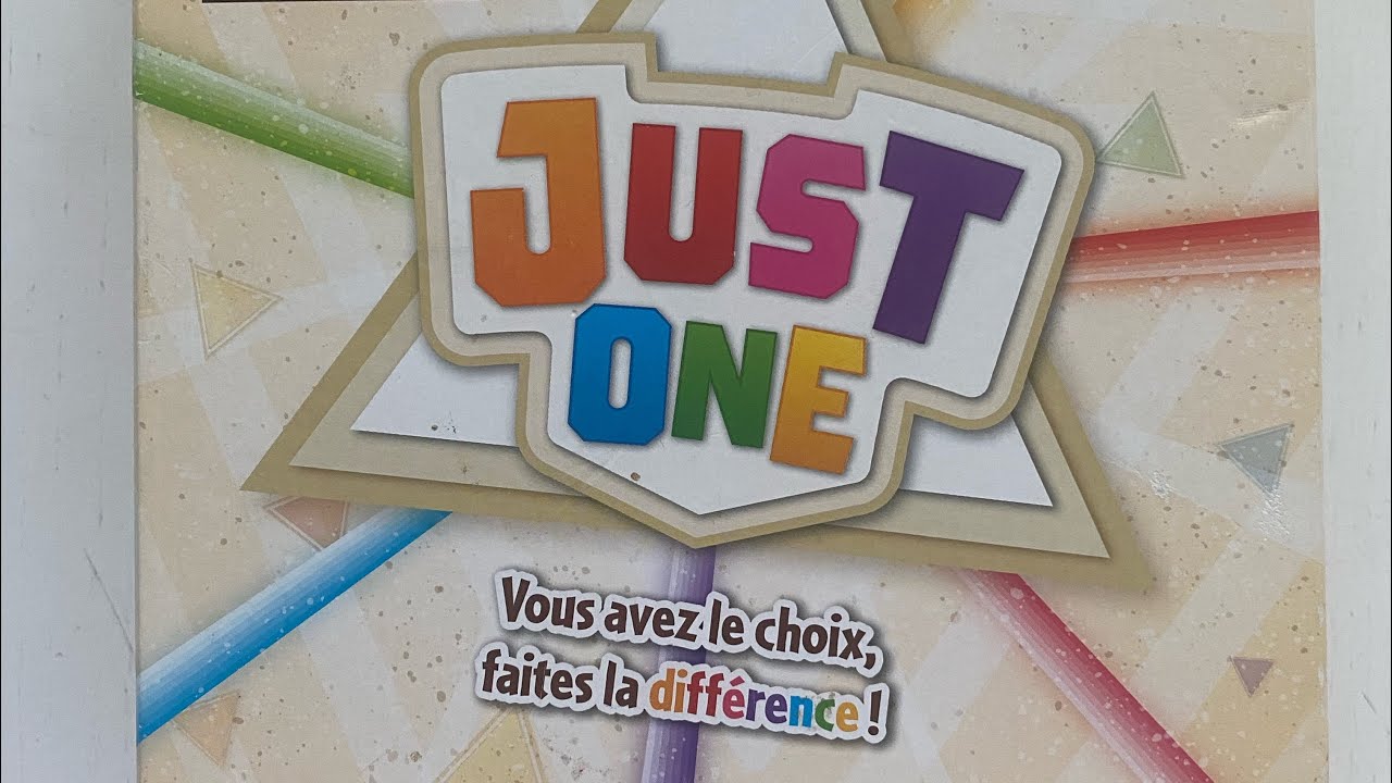 Jeu « Just one », utilisation en classe - YouTube