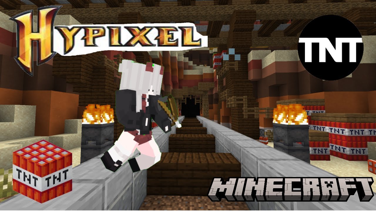 Jeg spiler Hypixel TNT mini games i Minecraft - YouTube